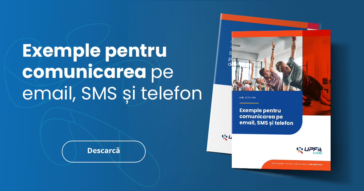 Exemple pentru comunicarea pe email, SMS si telefon